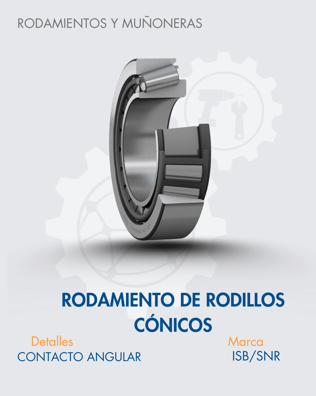 Rodamiento de rodillos cónicos - Anexos Industriales
